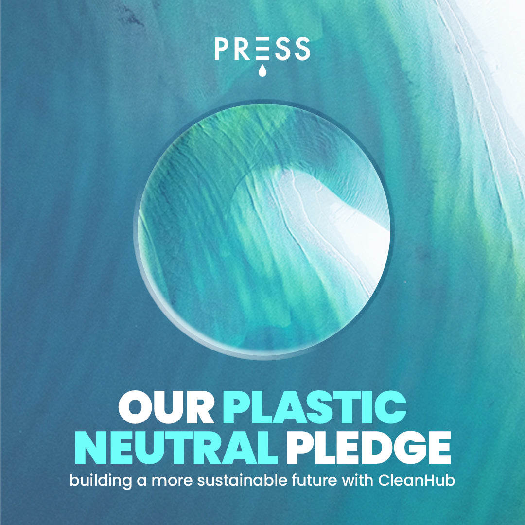 Our Plastic Neutral Pledge: PRESS X CleanHub