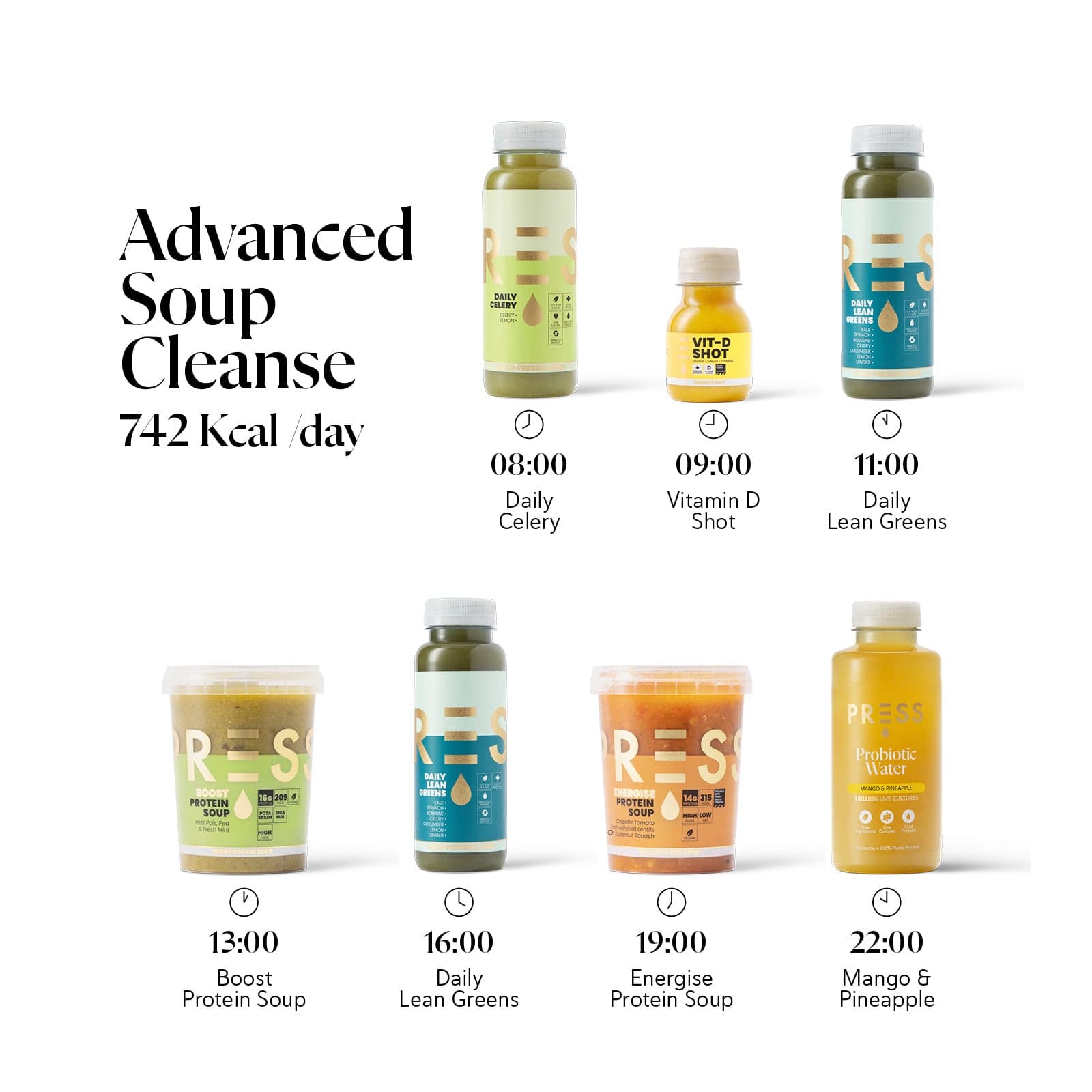 Advanced Juice Cleanse | Juice Cleanses – PRESS Healthfoods