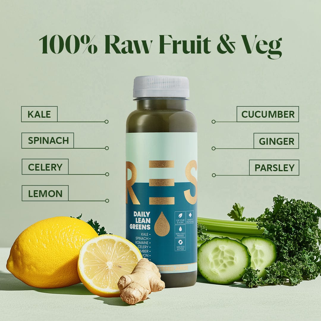 Daily Lean Greens 250ml | Low-Sugar Cold-Pressed Green Juices – PRESS ...