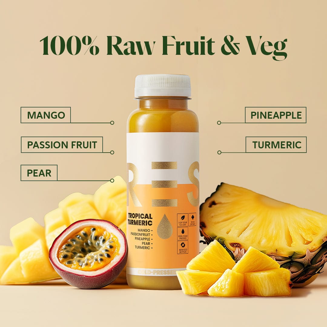 Tropical Turmeric 250ML | Cold Pressed Juices | PRESS Healthfoods