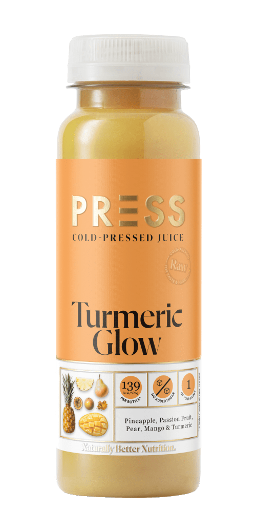 Tropical Turmeric 250ML | Cold Pressed Juices | PRESS Healthfoods